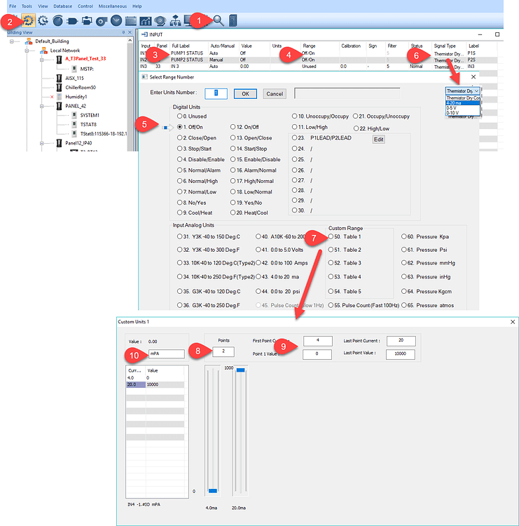 How to configure inputs on the T3 controllers - Programming Examples - Temco Controls Forum